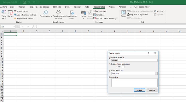 Macros en excel ejemplos